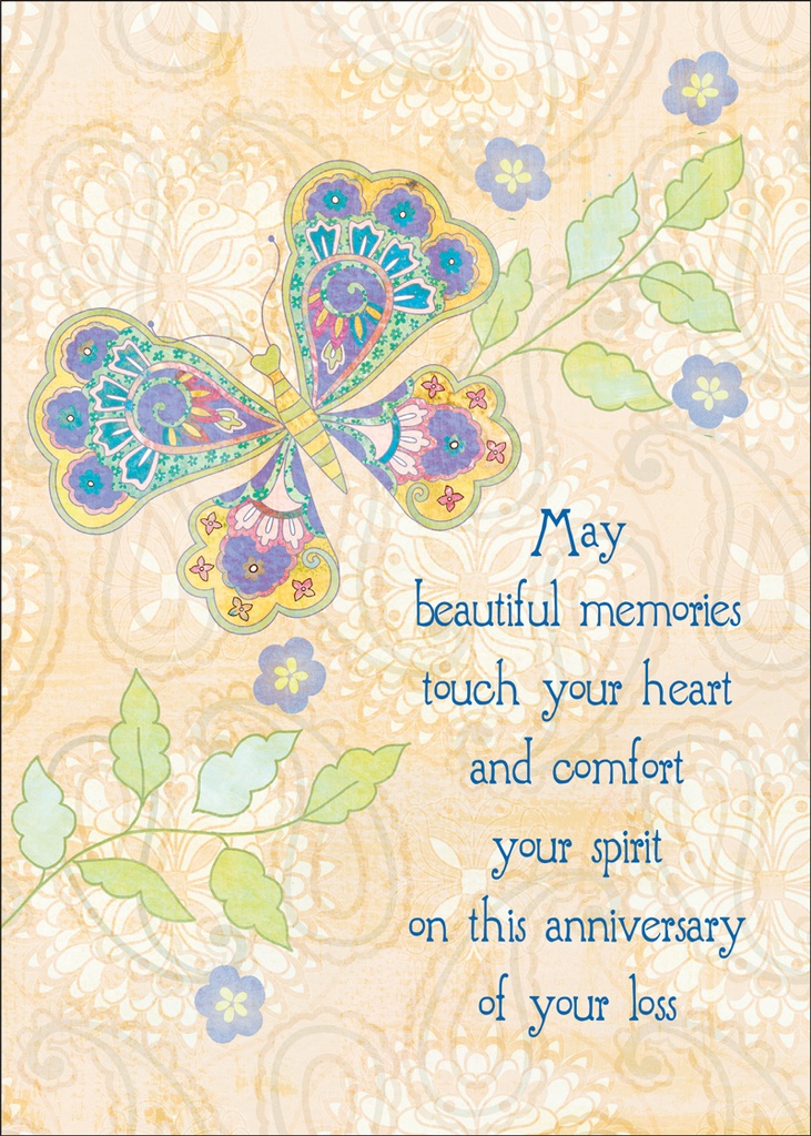 S9293H - Anniversary of Loss Sympathy Card | It Takes Two